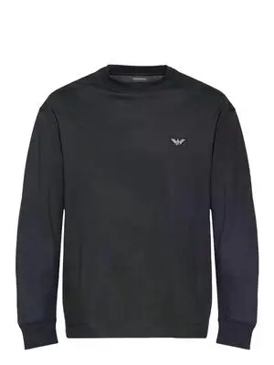 Emporio Armani Long-sleeves T-shirt - Black