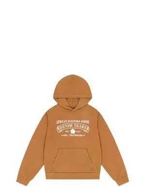 DENIM TEARS Hooded Sweatshirt - Brown