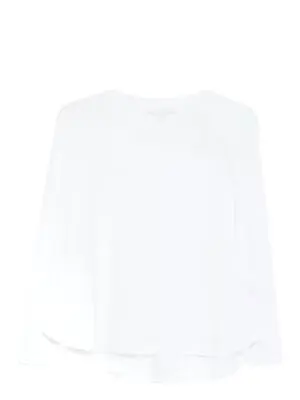 Majestic Filatures Curved-hem T-shirt - White