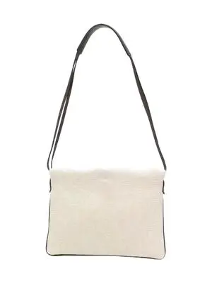 Brunello Cucinelli Canvas Shoulder Bag - Neutrals