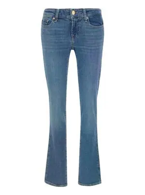 7 For All Mankind Five-pocket Low Rise Jeans - Blue