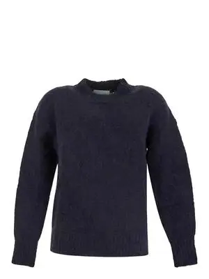 Isabel Marant Crew-neck Textured Sweater - Blue