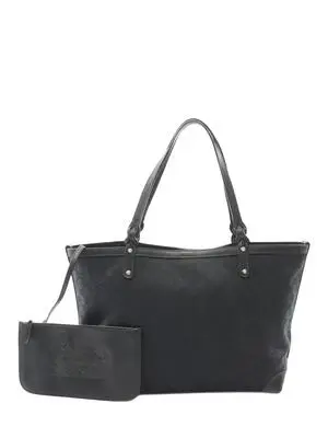 Gucci Gg Canvas Tote Bag - Black