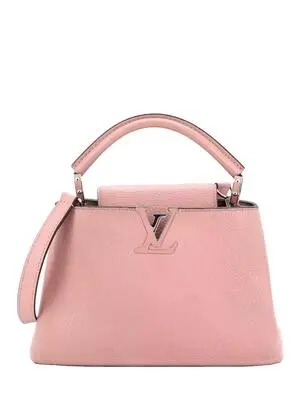 LOUIS VUITTON Capucines Bb Satchel Leather - Pink