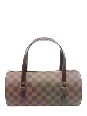 LOUIS VUITTON 2008 Damier Ebene Papillon 26 Handbag - Brown