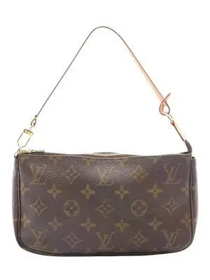 LOUIS VUITTON 2000 Monogram Pochette Accessoires - Brown