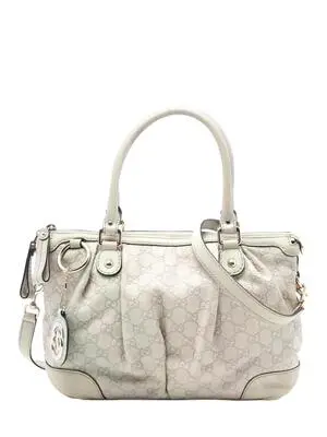 Gucci 2015-2016 Ssima Sukey Satchel - White