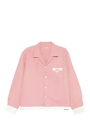 BODE Camp-collar Pocket Shirt - Pink