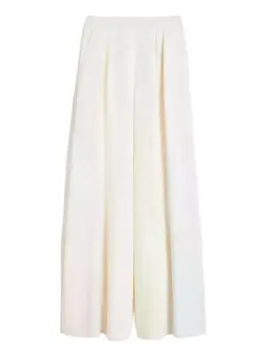 Max Mara Pleated Wide-leg Trousers - Neutrals