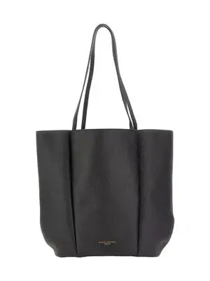 GIANNI CHIARINI Lily Leather Shoulder Bag - Black