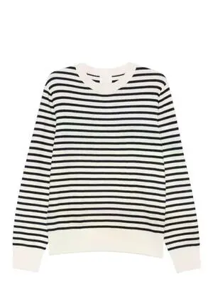A.p.c. Striped Knitted Sweater - Neutrals