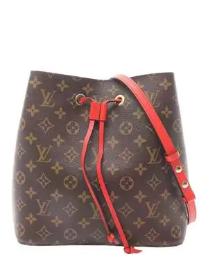 LOUIS VUITTON 2018 Monogram Neonoe Mm Bucket Bag - Brown