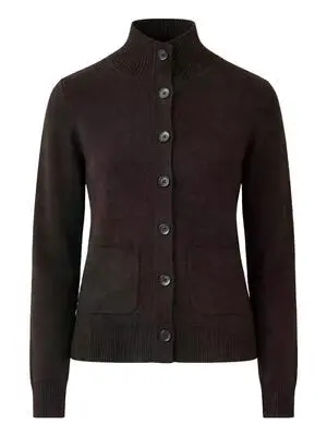 PATRICK ASSARAF Button Pocket Cardigan - Brown