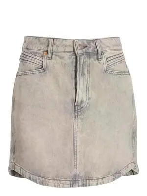 BOSS Denim Mini Skirt - Grey