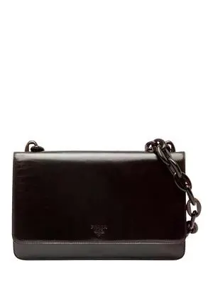 Prada Madras Swing Chain Shoulder Bag - Brown