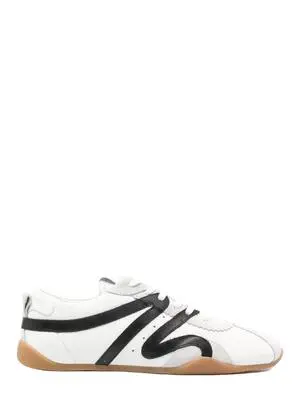 GIUSEPPE ZANOTTI Logo-appliqué Low Top Sneakers - White