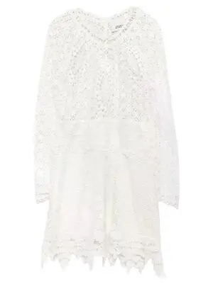 Isabel Marant Open-knit Dress - White