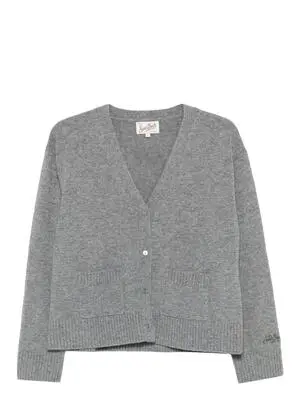 MC2 SAINT BARTH Madie V-neck Cardigan - Grey