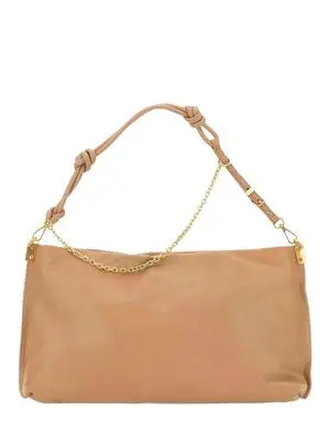 GIANNI CHIARINI Leather Shoulder Bag - Neutrals