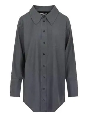Co Wool Shirt - Grey
