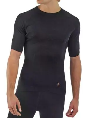 BIOMA Short-sleeved Merino-wool Base Layer - Black