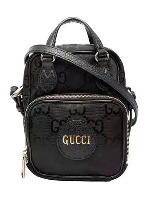 Gucci Gg Nylon Off The Grid Satchel - Black