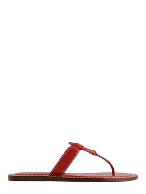 Bernardo Matrix Ring-detail Sandals - Red