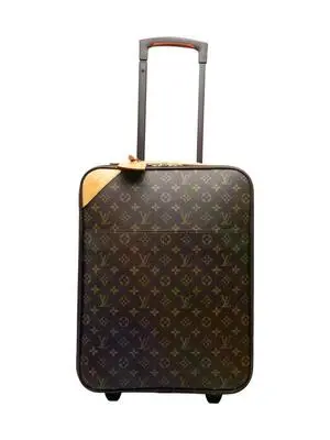 LOUIS VUITTON 2003 Monogram Pegase 45 Travel Bag - Brown