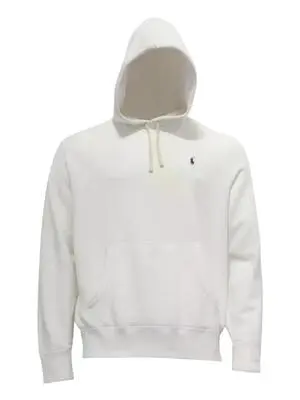 Ralph Lauren Embroidered Logo Hoodie - White