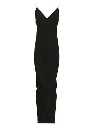 Rick Owens V-neck Maxi Dress - Black