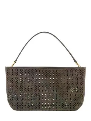 GIANNI CHIARINI Mashup Perforated Shoulder Bag - Brown