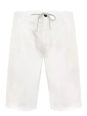 Eleventy Drawstring-fastening Shorts - White