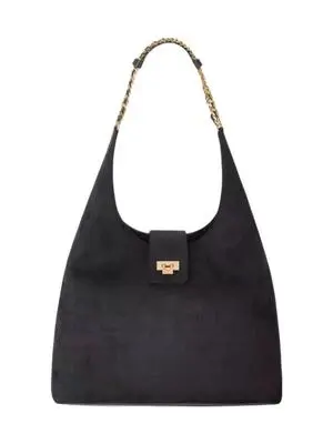 ELISABETTA FRANCHI Embossed Chain Shoulder Bag