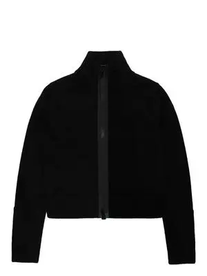 Sacai Zip-up Cardigan - Black