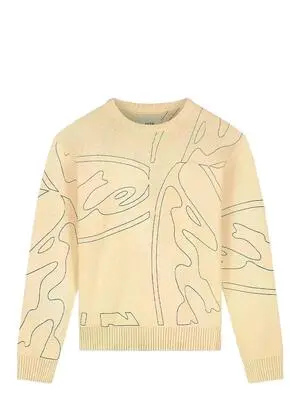 ARTE ANTWERP Long-sleeve Crew Neck Sweater - Neutrals