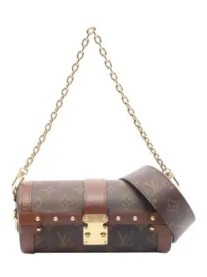 LOUIS VUITTON 2010-2026 Monogram Papillon Trunk Satchel - Brown