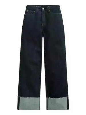 Ag Frayed Hem Jeans - Blue