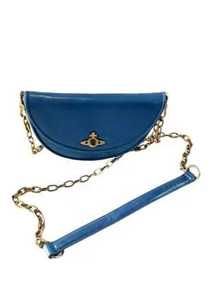 VIVIENNE WESTWOOD Chain Detail Tote - Blue
