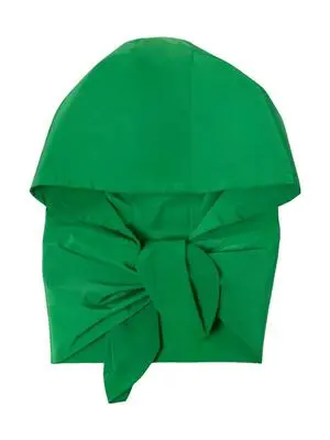Maje Tie-front Hood - Green