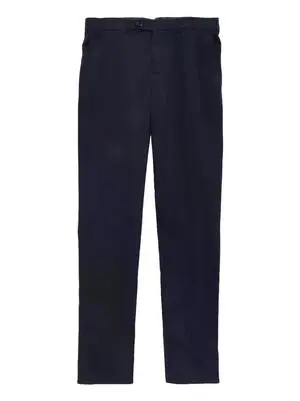 Brunello Cucinelli Cotton Slim-fit Trousers - Blue