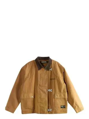 NEIGHBORHOOD Corduroy-collar Jacket - Brown