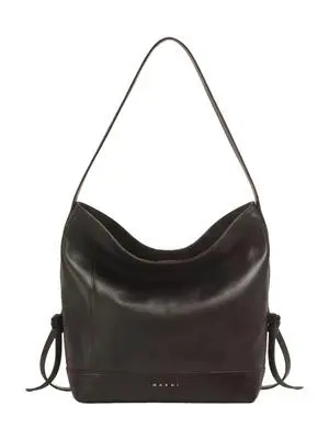 Marni Large Pod 2.0 Split-handle Shoulder Bag - Black