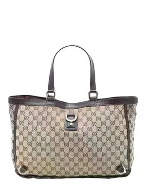 Gucci Gg Canvas Abbey D-ring Tote Bag - Brown