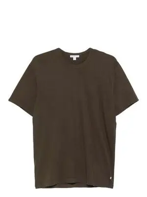 JAMES PERSE Crew-neck T-shirt - Brown