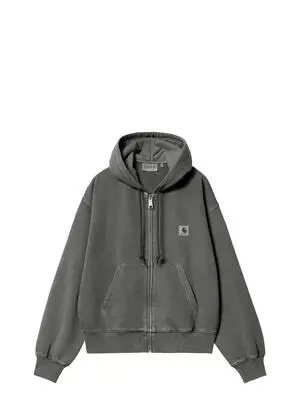 Carhartt Work In Progress Nelson Zip-up Hoodie - Grey