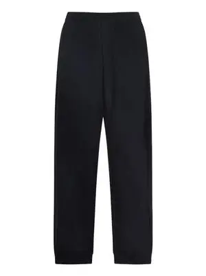 Giorgio Armani Textured Logo Trousers - Black