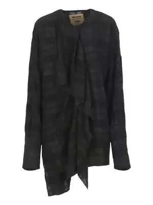 UMA WANG Asymmetric Blouse - Black