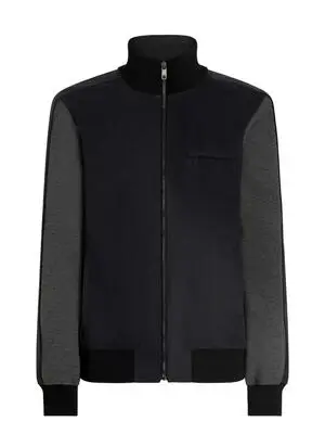 Dolce & Gabbana Zip-up Sweatshirt - Black