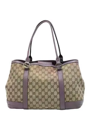 Gucci Gg Canvas Miss Gg Tote Bag - Brown