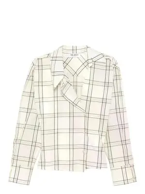 Attico Plaid Shirt - Neutrals